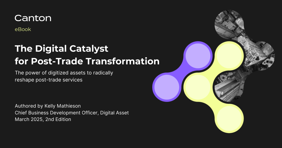 The Digital Catalyst for Post-Trade Transformation